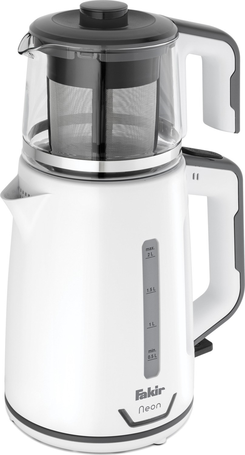Fakir Neon Beyaz Gri 1800 W Cam Demlikli Çay Makinesi ve Özellikleri ...